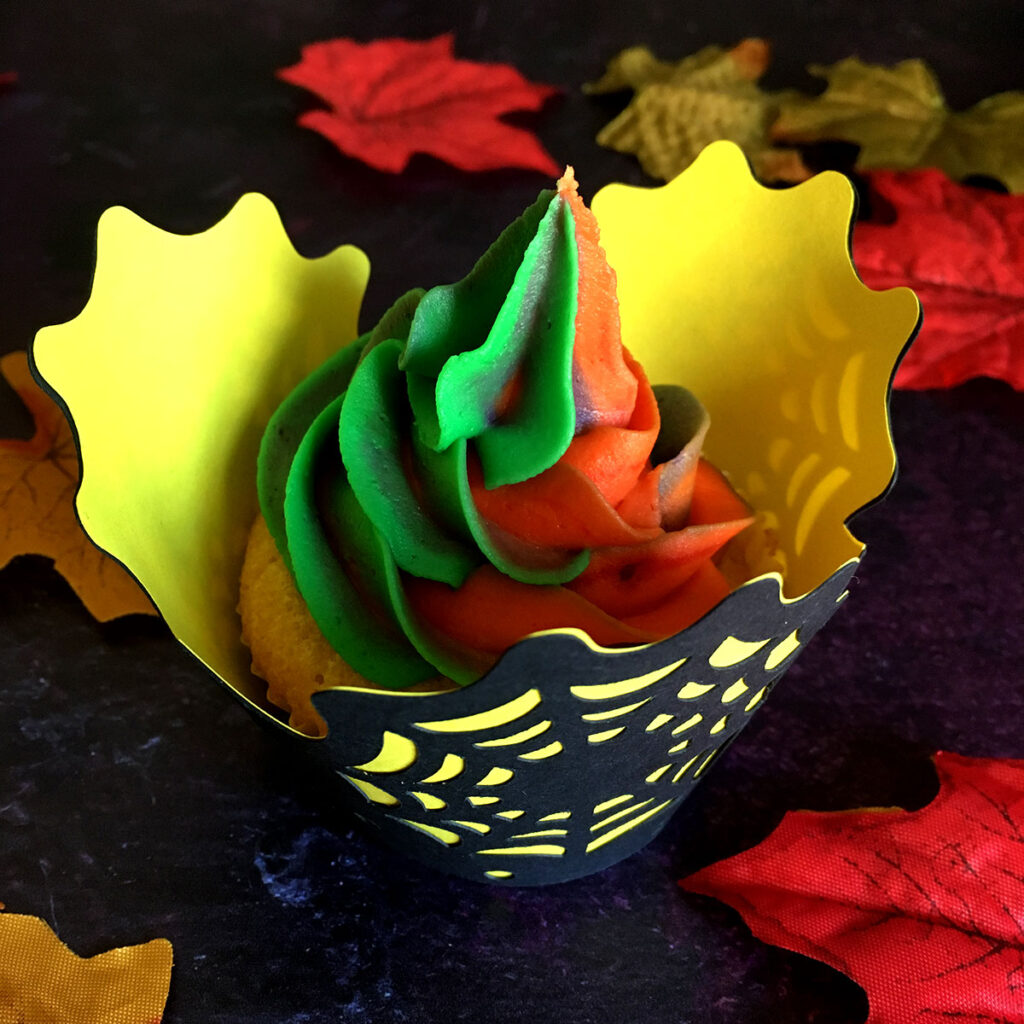 Halloween Cupcake Wrappers - Craft with Sarah