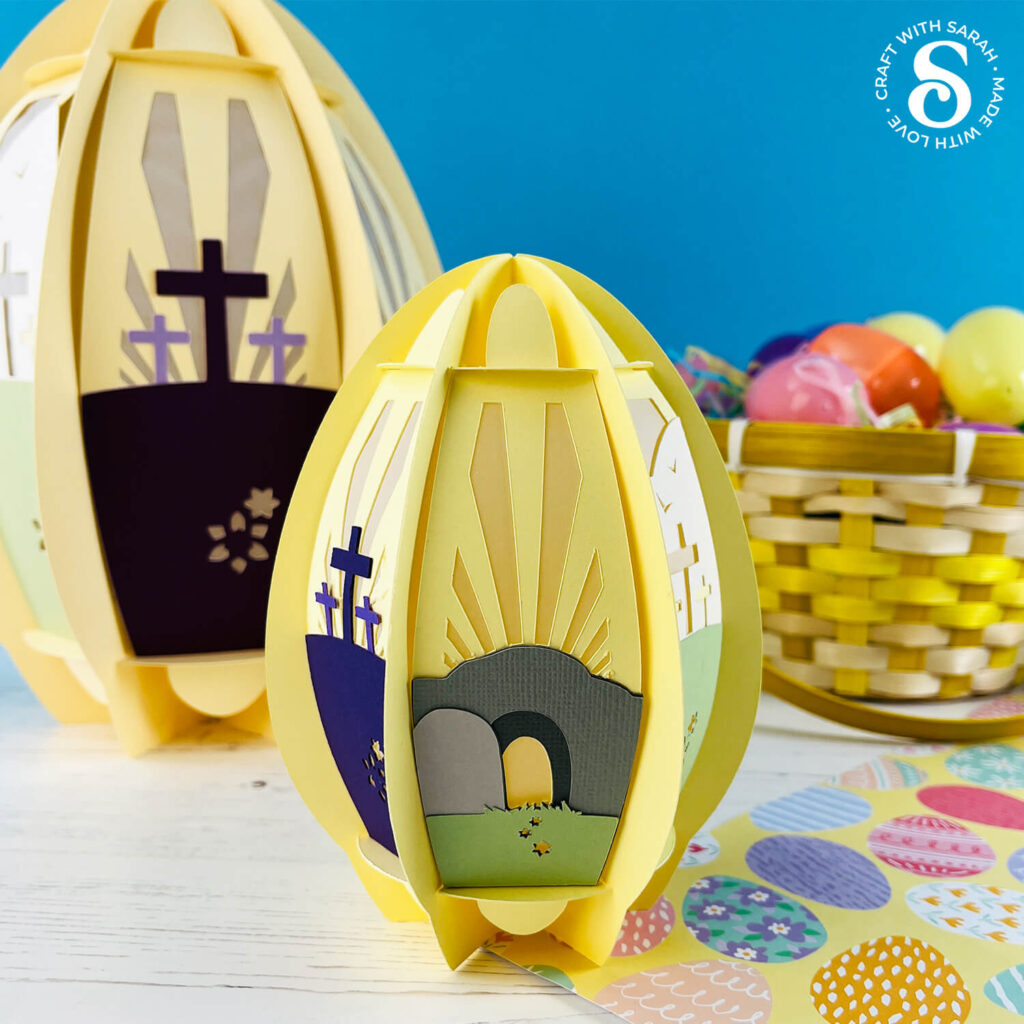 Easter Story 3D Egg Lantern (+ more designs) - Craft with Sarah