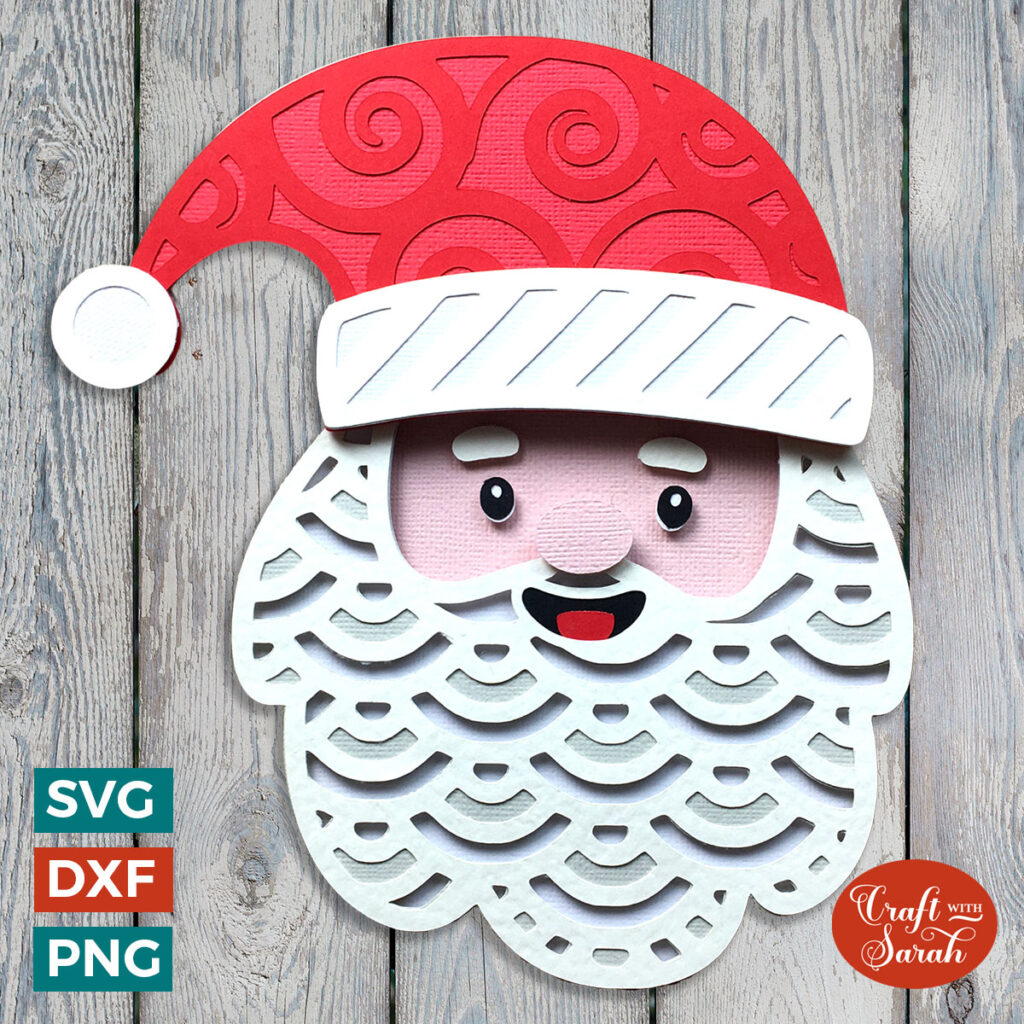 Santa SVG - Craft with Sarah