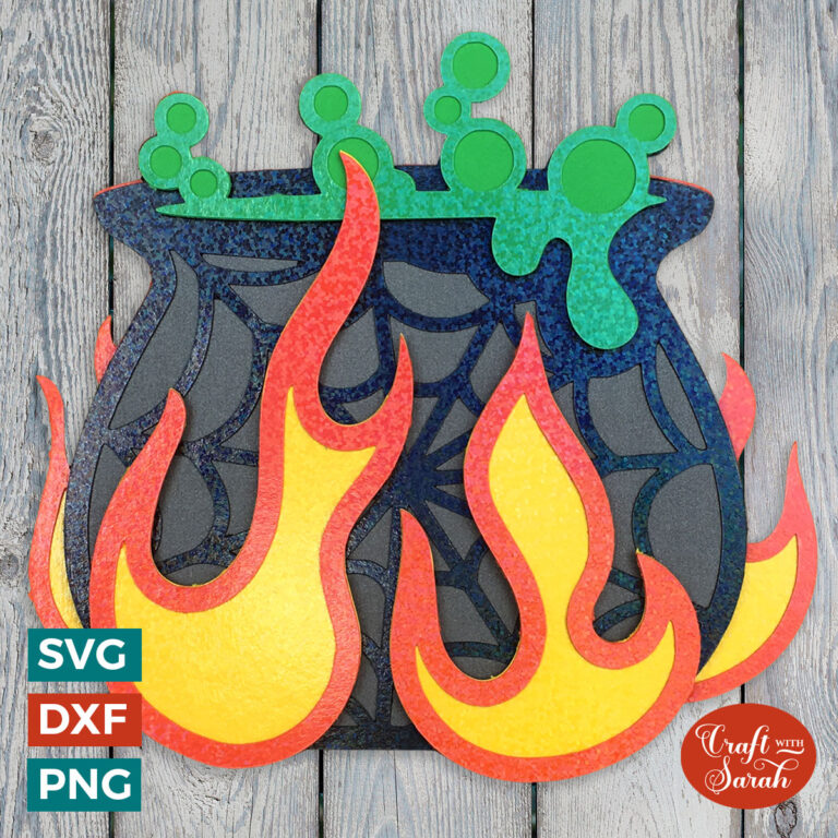 Cauldron SVG - Craft with Sarah
