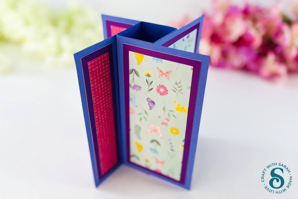 CMC 2025 Day 05: Pinwheel Tower Cards - Craft with Sarah