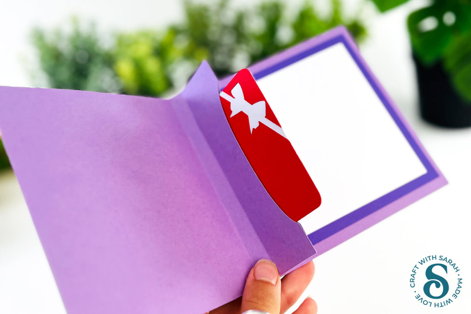 CMC 2025 Day 12: Pop Out Gift Card Holders - Craft with Sarah