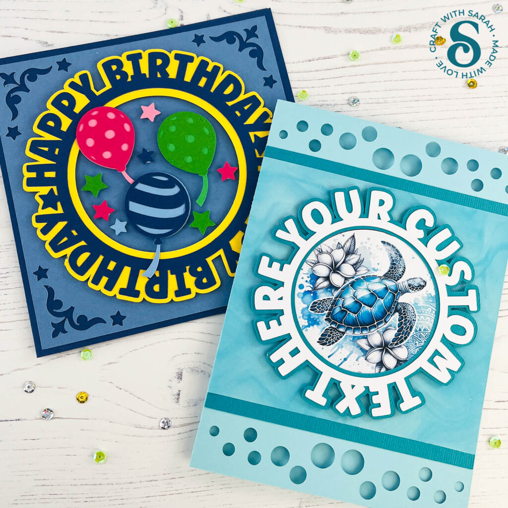 CMC 2025 Day 14: Word Circle Cards - Craft with Sarah