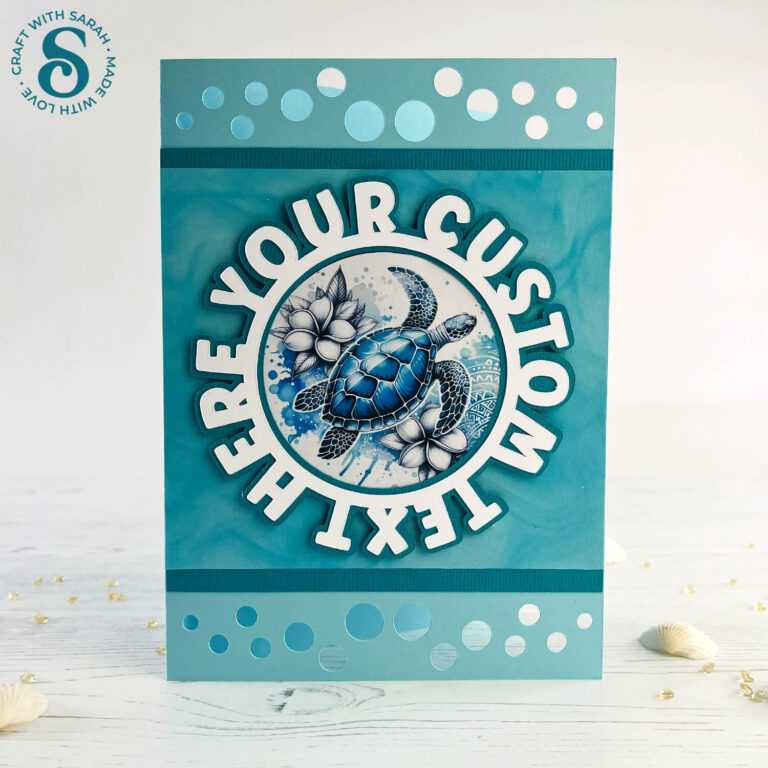 CMC 2025 Day 14: Word Circle Cards - Craft with Sarah