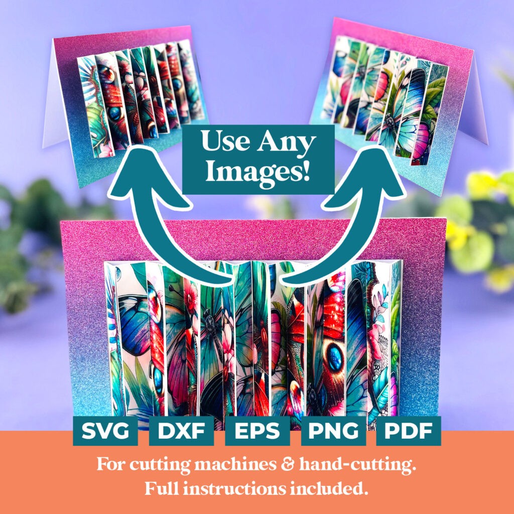 Mirage Card Template - Craft with Sarah