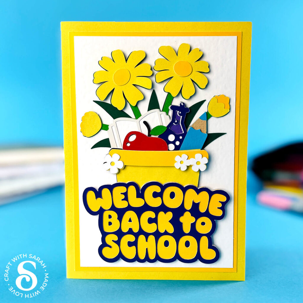 Back to School Flowers ️ Good Luck! - Craft with Sarah