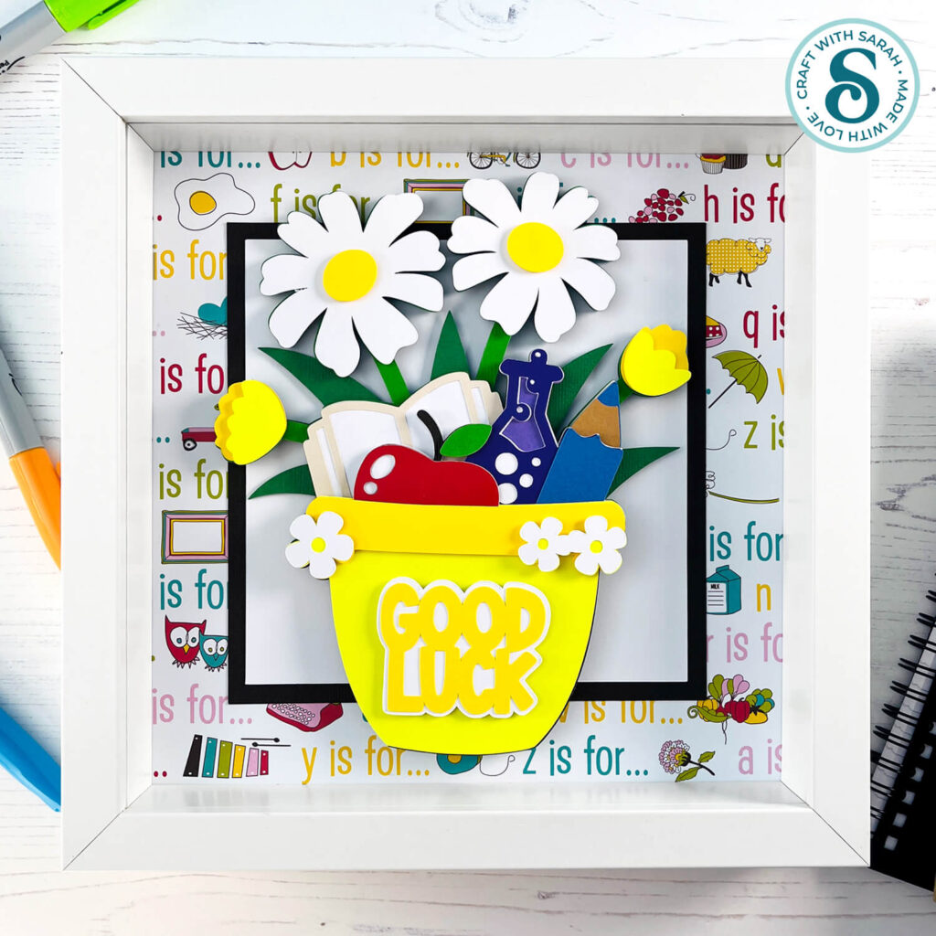 Back to School Flowers ️ Good Luck! - Craft with Sarah