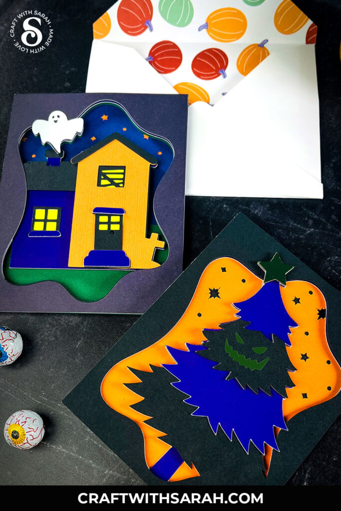 A2 Halloween Cards & Envelope 👻 HCC 2025 - Craft with Sarah
