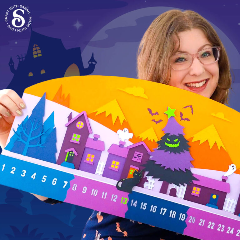 GIANT Halloween Countdown Calendar 👻 HCC 2025 - Craft with Sarah