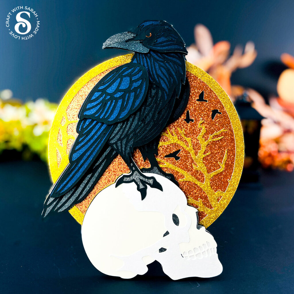Halloween Raven SVG - Craft with Sarah