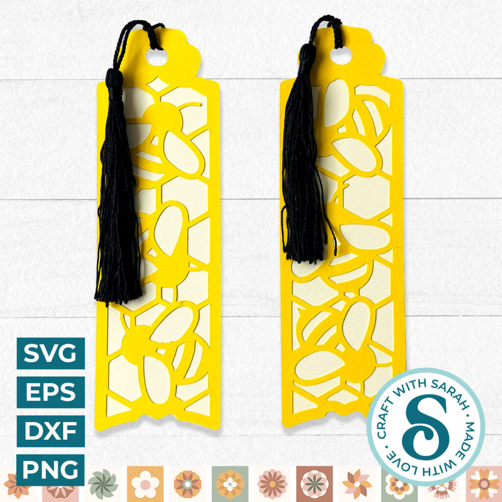 Bees Bookmarks - Craft with Sarah