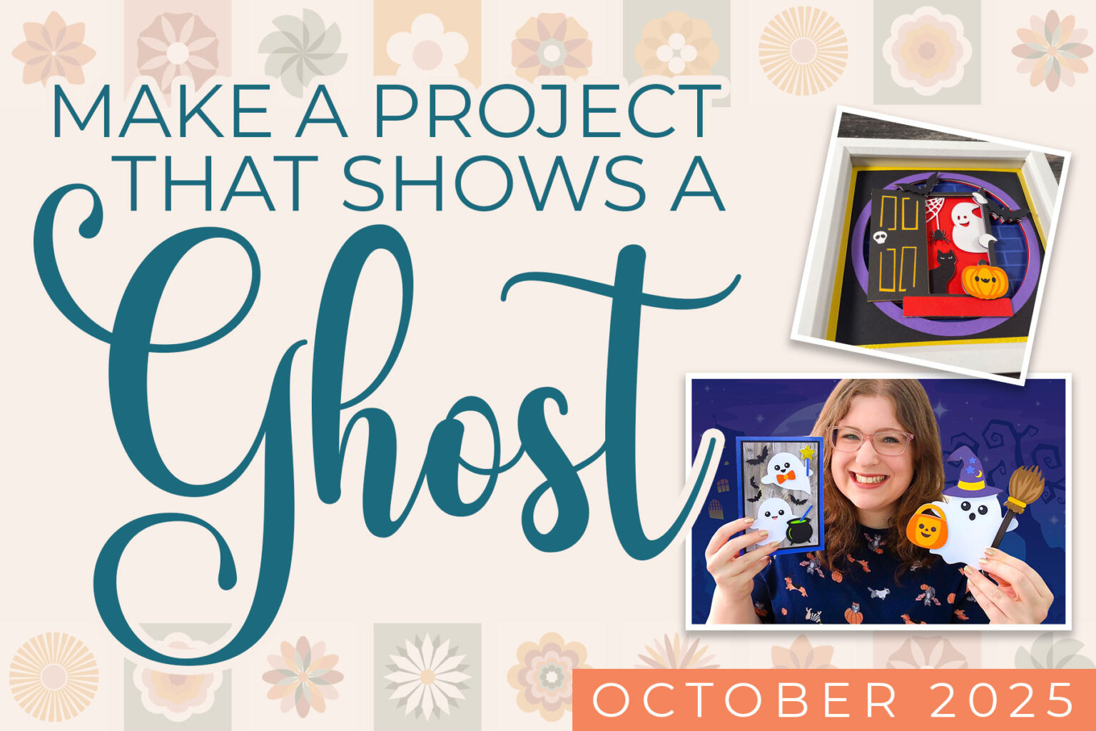 Ghost Challenge (October 2025) - Craft with Sarah