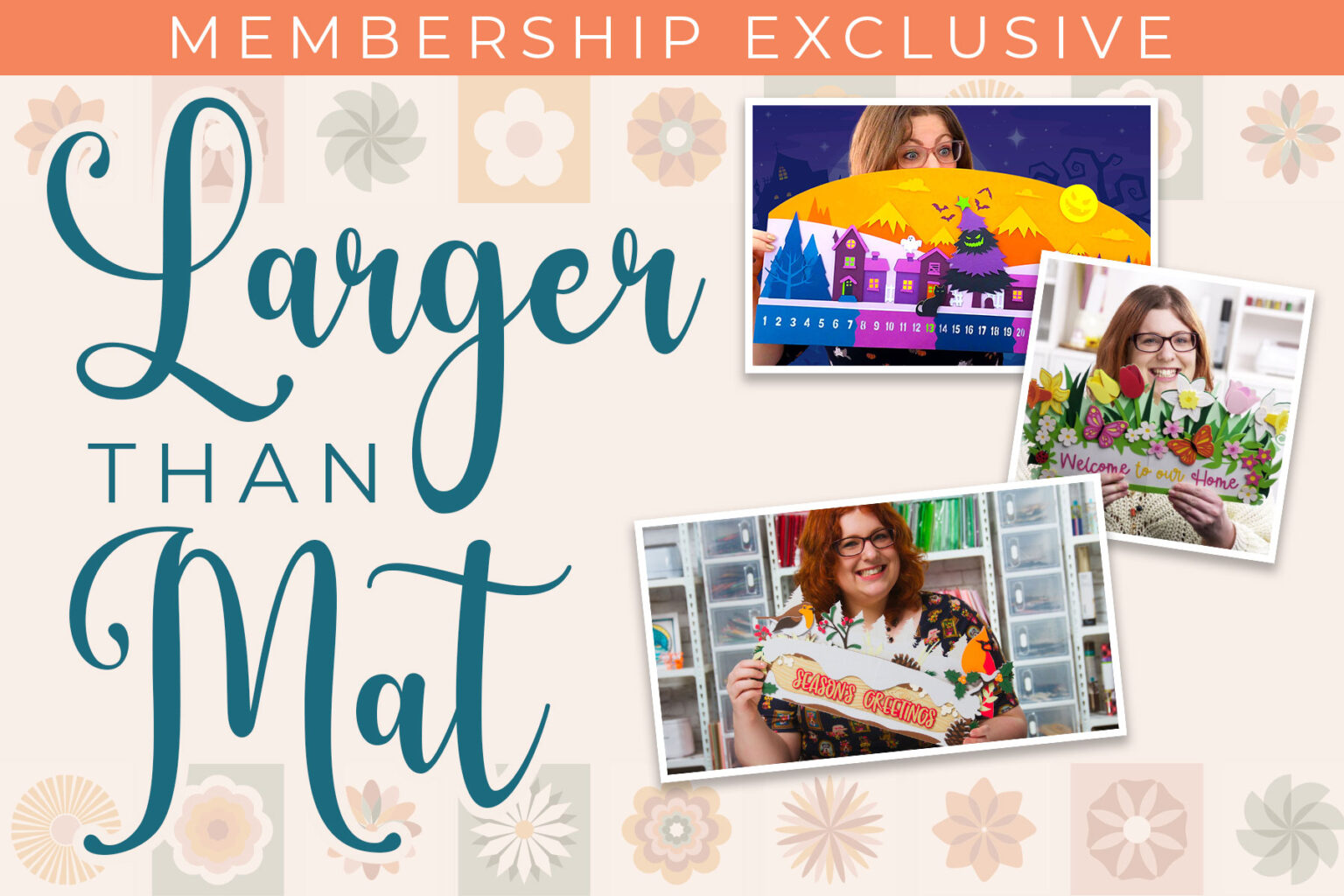 Larger Than Mat Challenge (Members Only) - Craft with Sarah