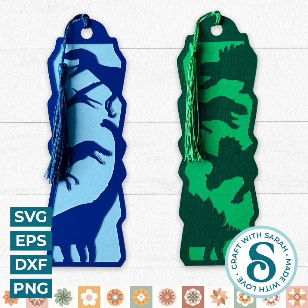 Dinosaur Bookmarks - Craft with Sarah
