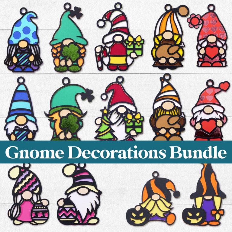 Gnome Decorations Bundle - Craft with Sarah
