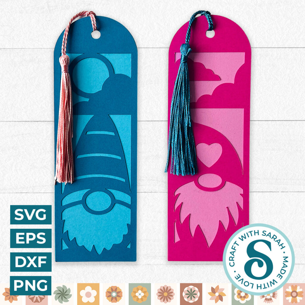 Gnome Bookmarks - Craft with Sarah