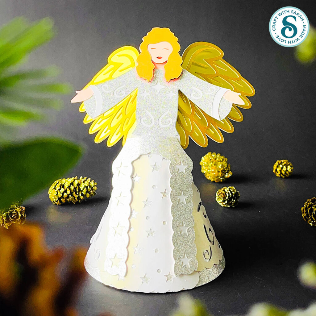 Angel Christmas Tree Topper 🌟 CCC 2025 - Craft with Sarah