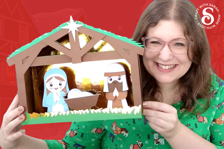 3D Nativity Scene 🌟 CCC 2025 - Craft with Sarah