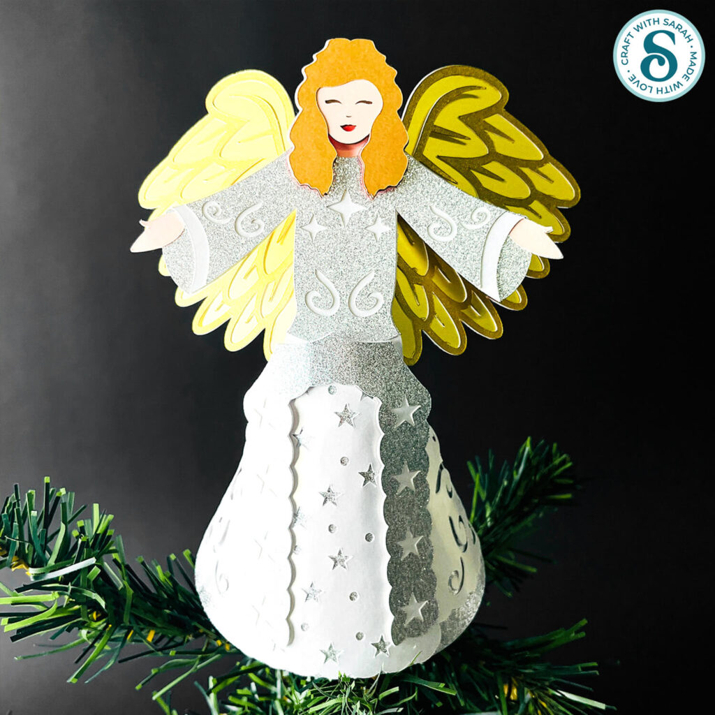 Angel Christmas Tree Topper 🌟 CCC 2025 - Craft with Sarah