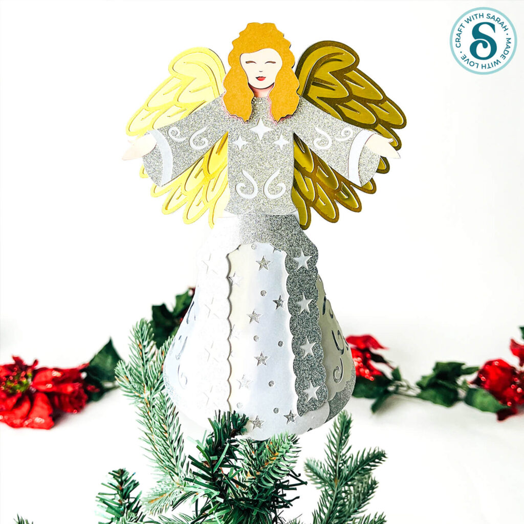 Angel Christmas Tree Topper 🌟 CCC 2025 - Craft with Sarah