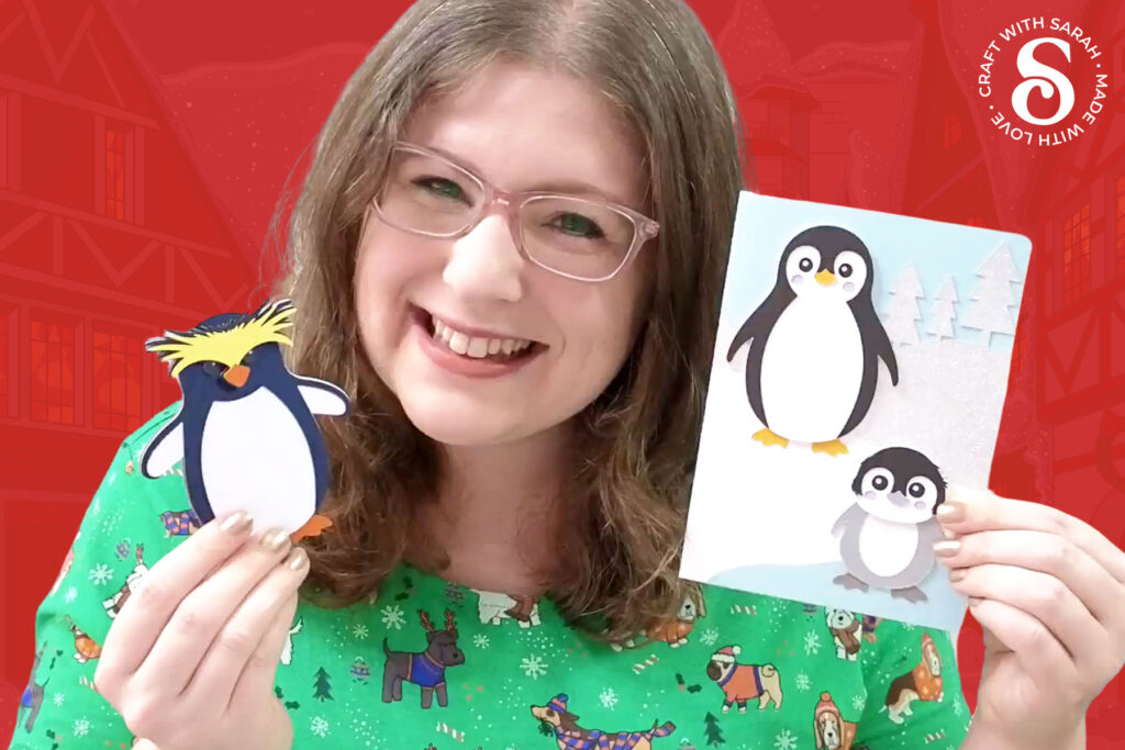 Cute Penguins & Card Tutorial 🌟 CCC 2025 - Craft with Sarah