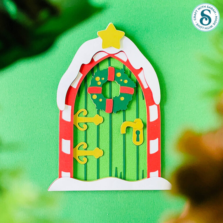 Elf Arrival Door 🌟 CCC 2025 - Craft with Sarah