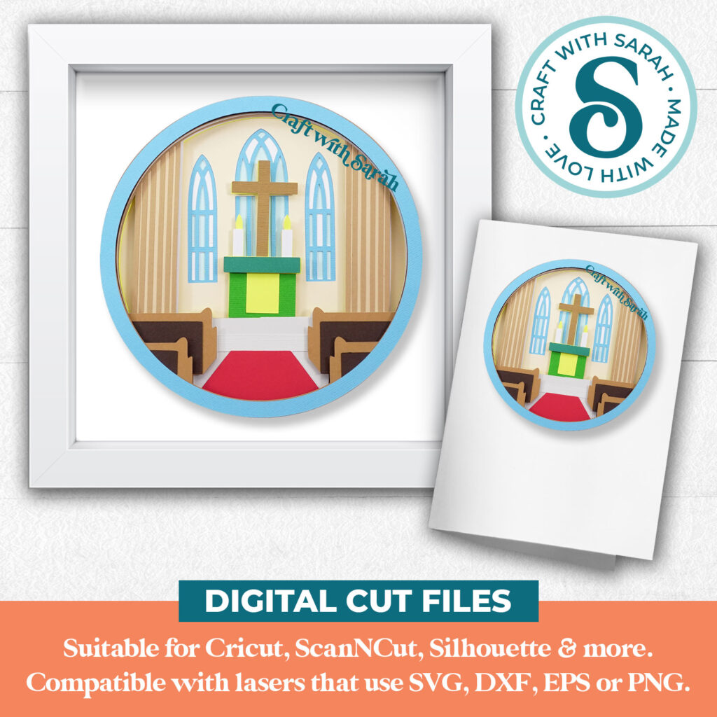 Inside a Church SVG - Craft with Sarah