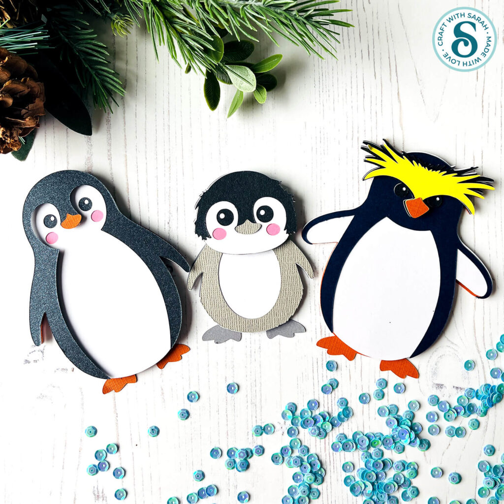 Cute Penguins & Card Tutorial 🌟 CCC 2025 - Craft with Sarah