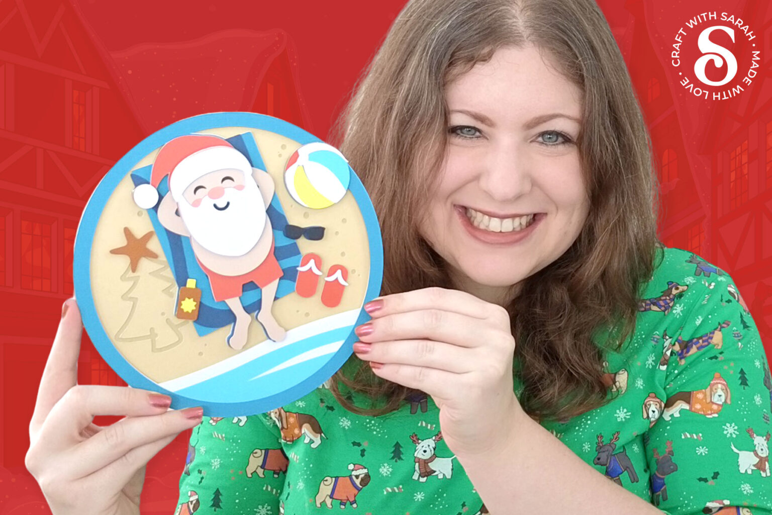 Summer Santa on the Beach 🌟 CCC 2025 - Craft with Sarah