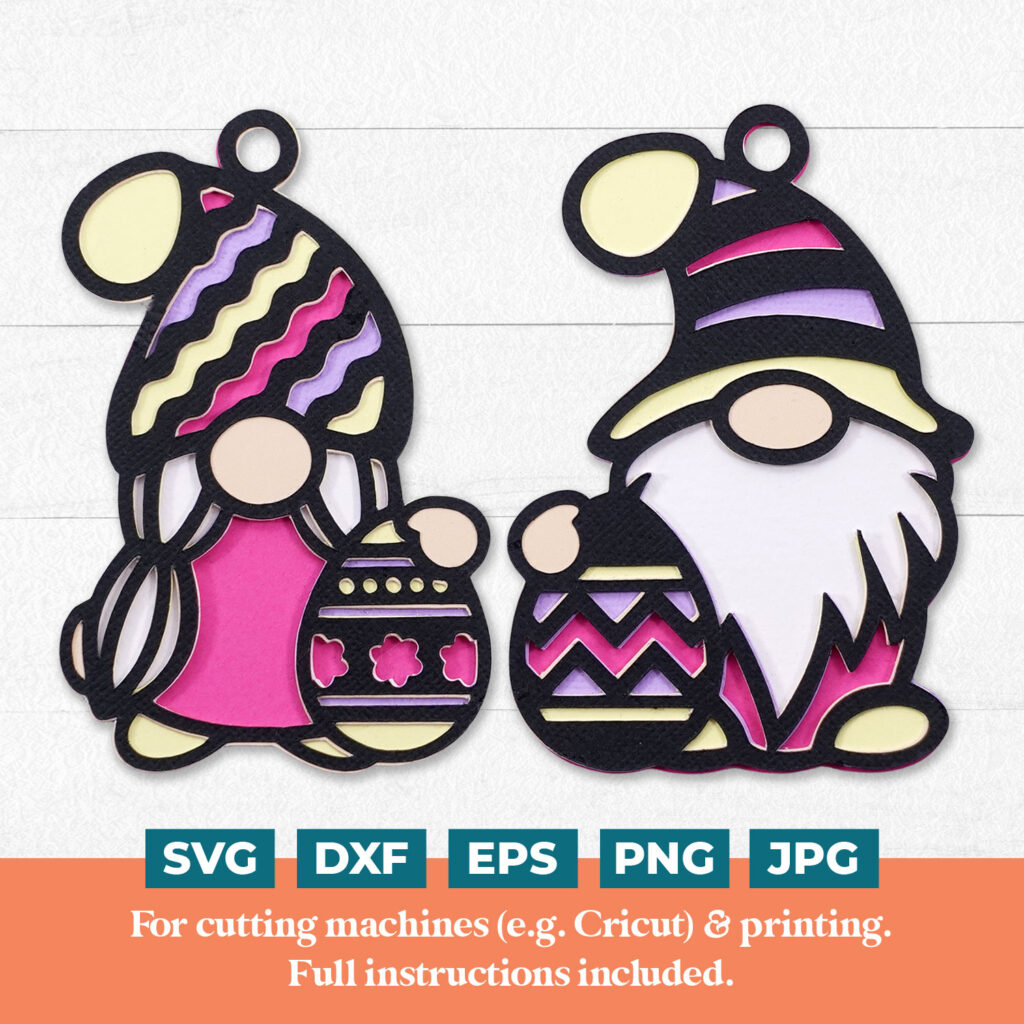 Easter Gnome Decorations - Craft with Sarah