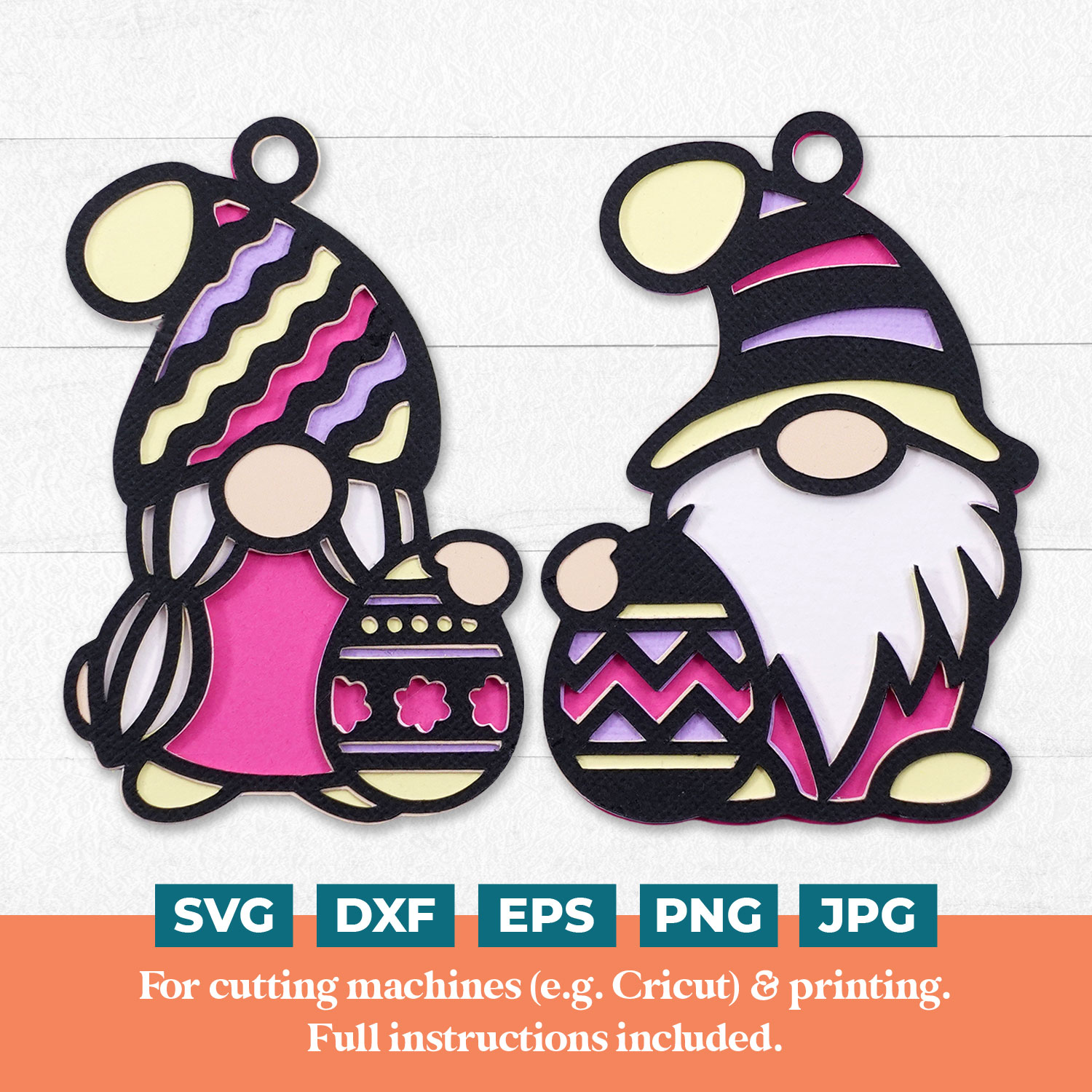 Easter Gnome Decorations - Craft with Sarah