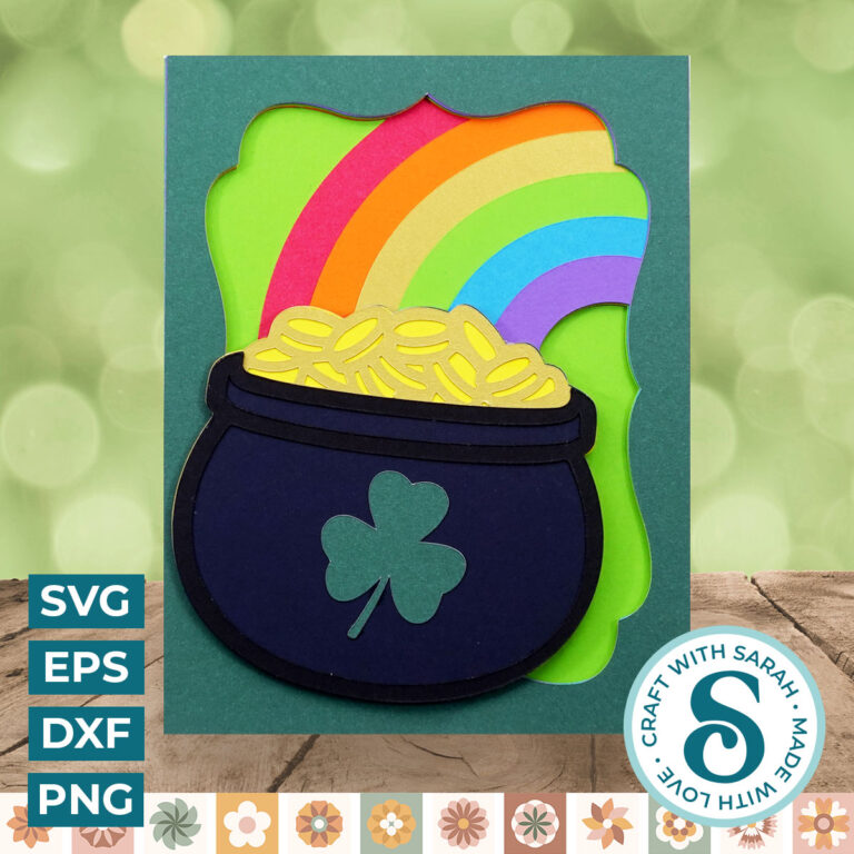 Pot of Gold A2 Card - Craft with Sarah
