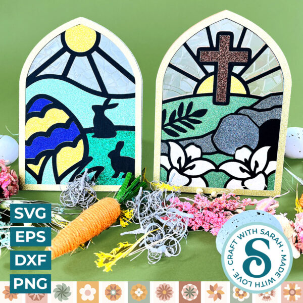 Easter Stained Glass Windows - Craft with Sarah