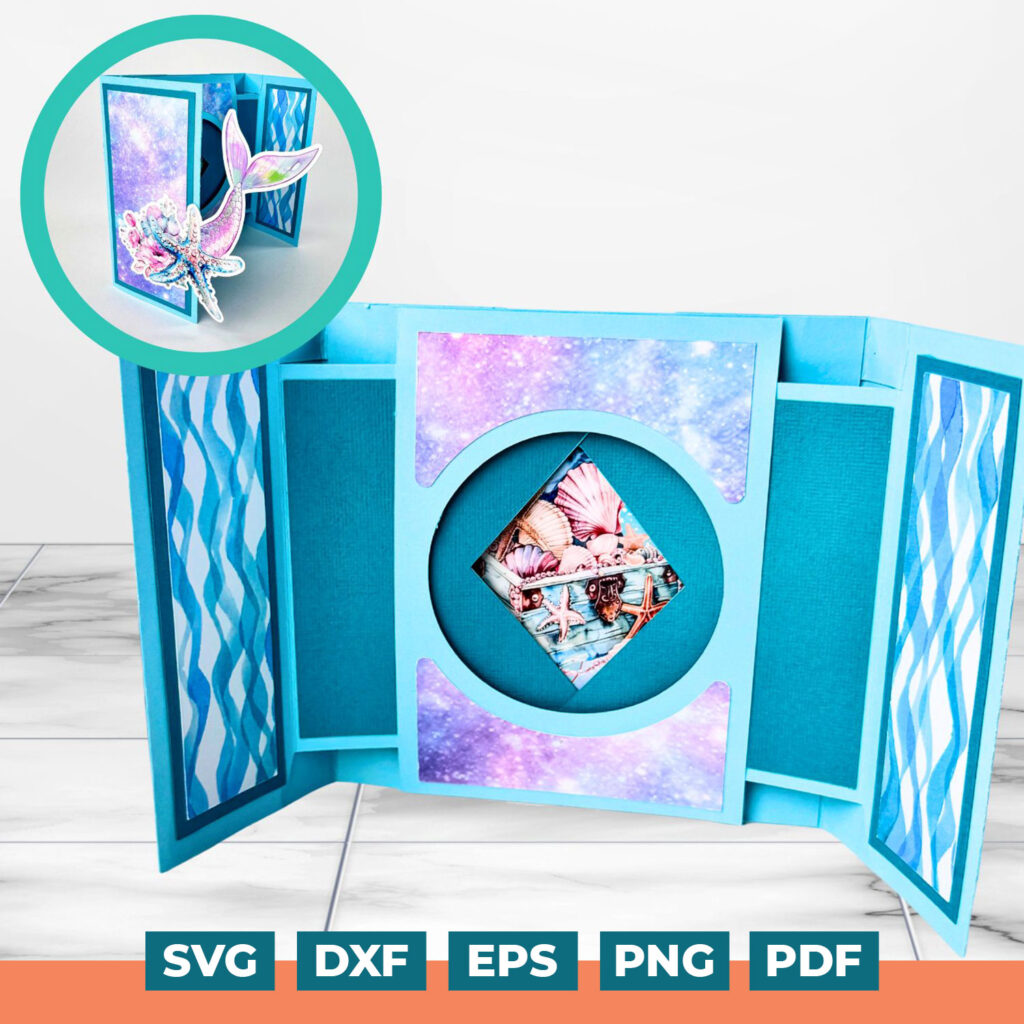 Photo Reveal Aperture Card - Craft with Sarah