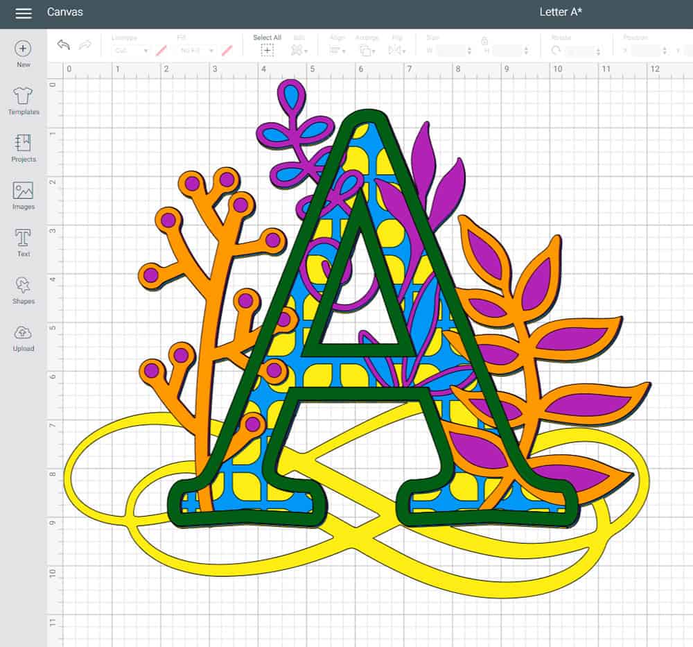 How To Design 3D Paper Letters In Cricut Design Space Craft With Sarah