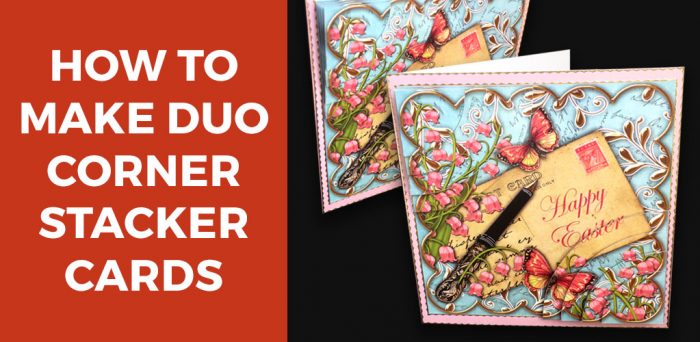 How to Make Duo Corner Stacker Cards - Craft with Sarah