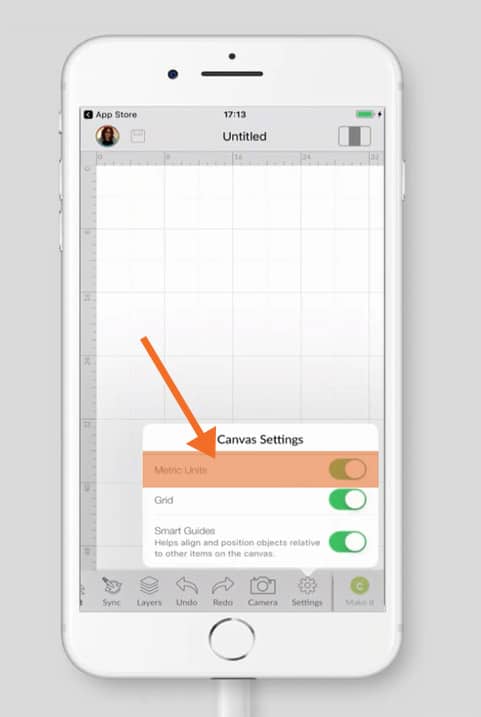 How to Change Design Space Measurements from Inches to CM - Craft with ...