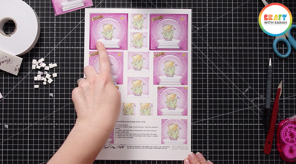 How to Make Pyramid Cards | Pyramage Instructions - Craft with Sarah