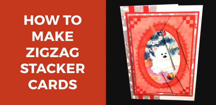 How to make a Zigzag Stacker Card - Craft with Sarah