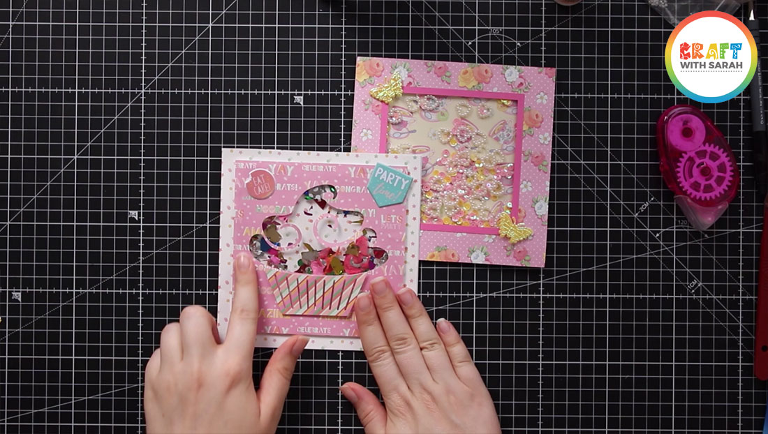 How to Make a Shaped Shaker Card with Cricut (Card 2 of 4) - Craft with ...