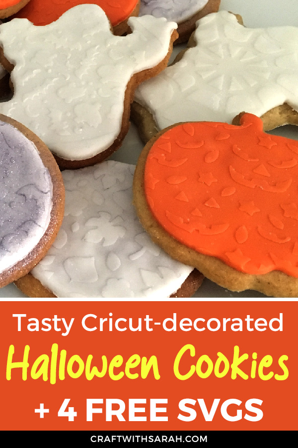 Make Fun Halloween Cookie Stencils With A Cricut Craft With Sarah