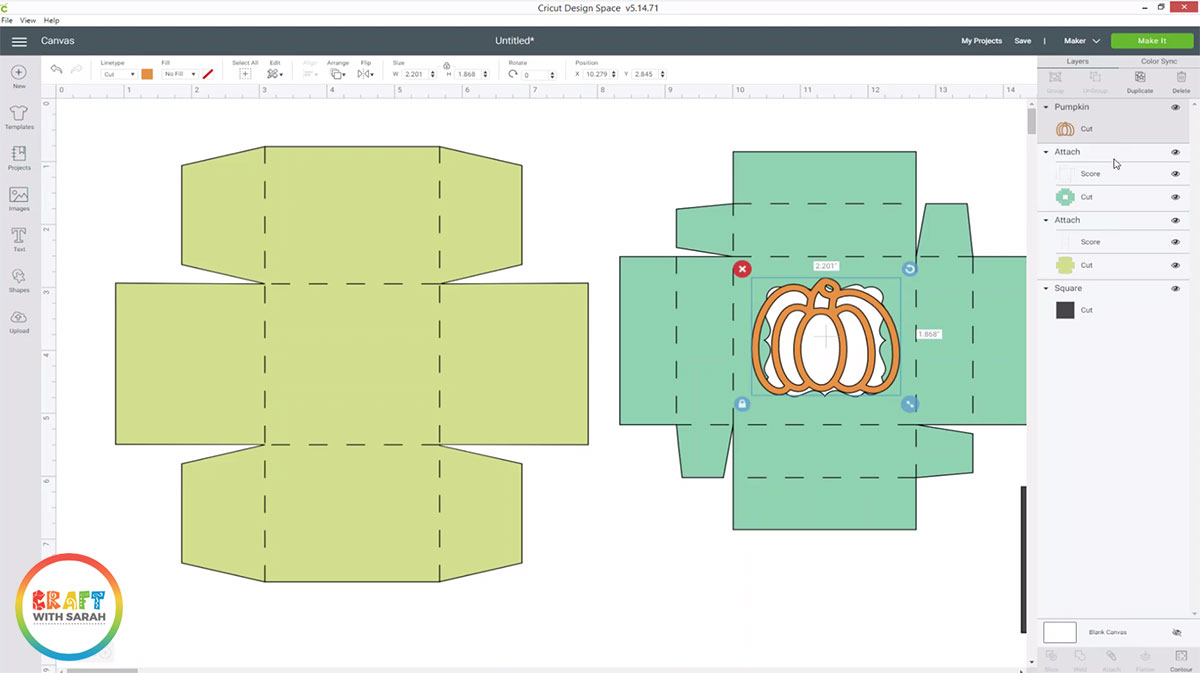 Tasty Halloween Treat Boxes Made with a Cricut - Craft with Sarah