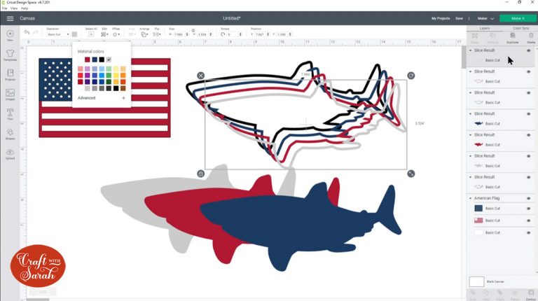 How to Design Layered Cardstock Projects in Cricut Design Space - Craft ...