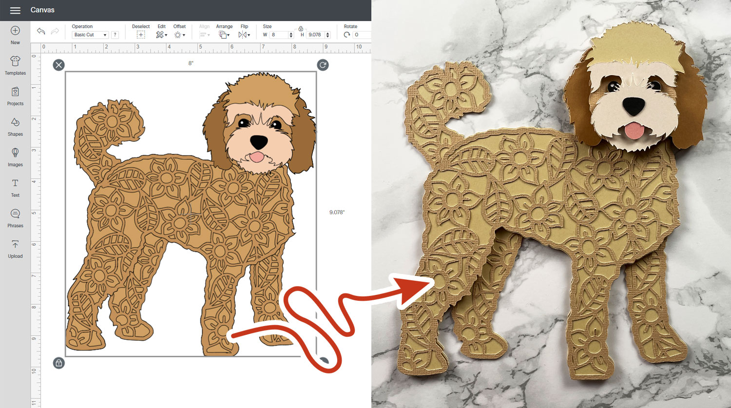 How To Make 3D Layered Cricut Projects FREE Labradoodle SVG 2022 