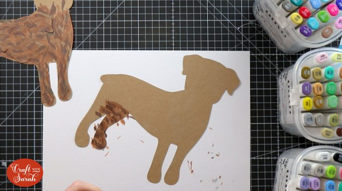 How to make Brindle Fur: 2 Different Ways - Craft with Sarah