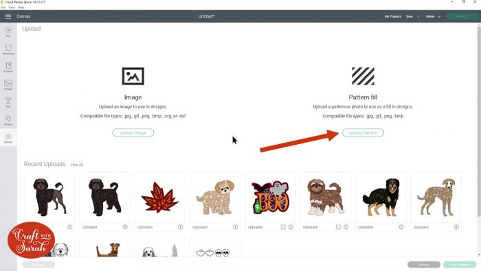 Design Space Pattern Fill: How to use Digital Papers - Craft with Sarah