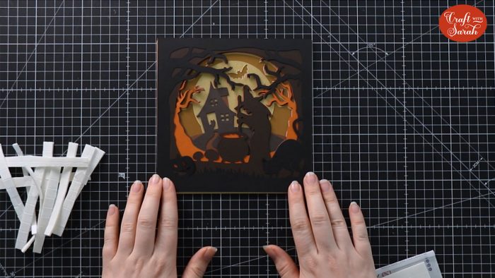 Layered Paper Art for Halloween - Craft with Sarah