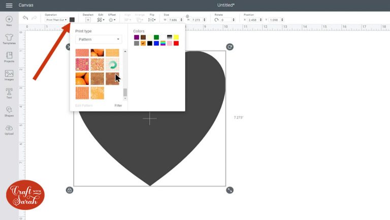 Design Space Pattern Fill: How to use Digital Papers - Craft with Sarah