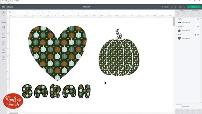 Design Space Pattern Fill: How to use Digital Papers - Craft with Sarah