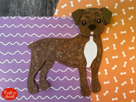 How to make Brindle Fur: 2 Different Ways - Craft with Sarah